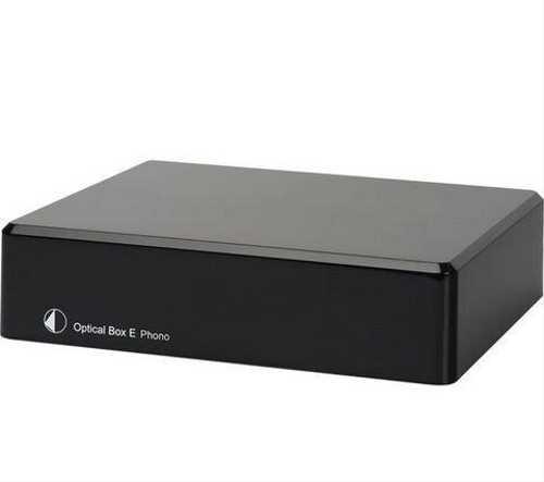 Фонокорректор Pro-Ject Optical Box E Phono Black