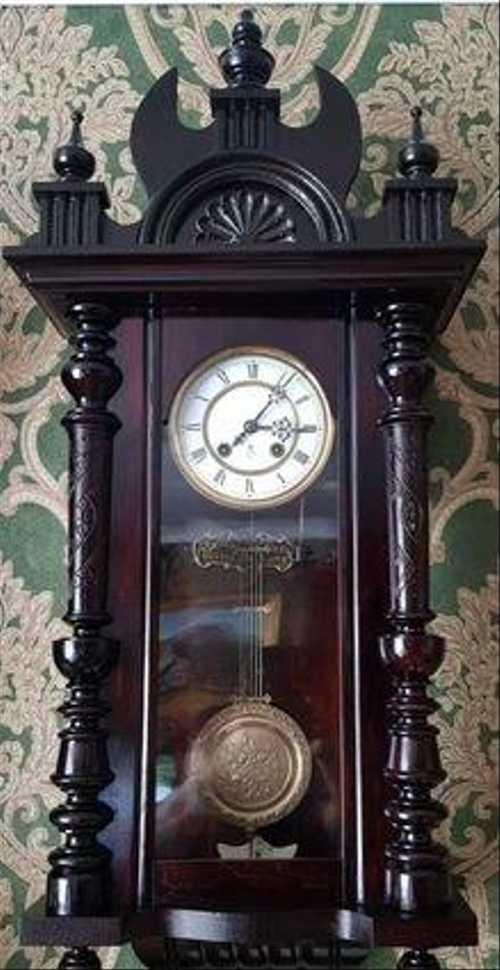 Настенные часы с боем. Gustav Becker. 1901г