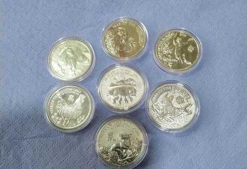 Серебряные монеты Великобритании Лунный календарь