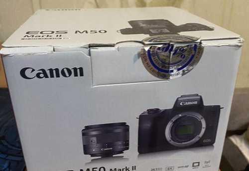 Canon eos m50 mark ii kit ef m 15 45mm is stm