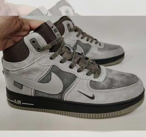 Nike air force 1 высокие зимние кроссовки