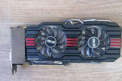 Видеокарта Asus GTX670 на запчасти