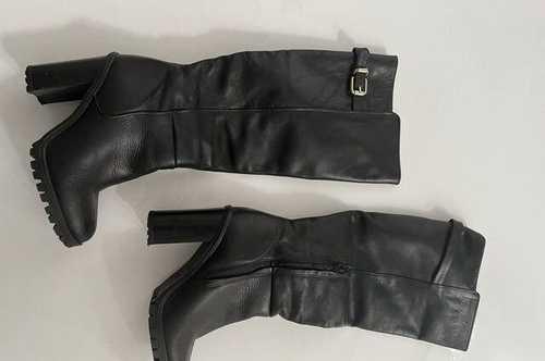 Сапоги Zara кожа