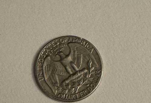 Liberty quarter dollar