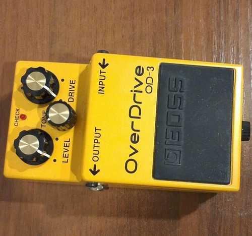 Гитарная педаль Boss od-3 (overdrive)