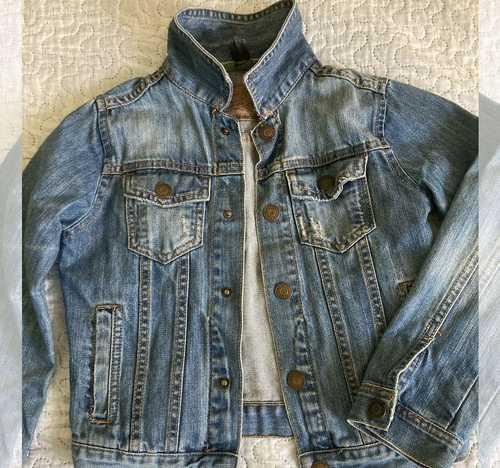Джинсовая куртка zara 110