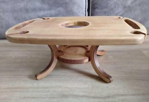 Столик-поднос деревянный (бук)
