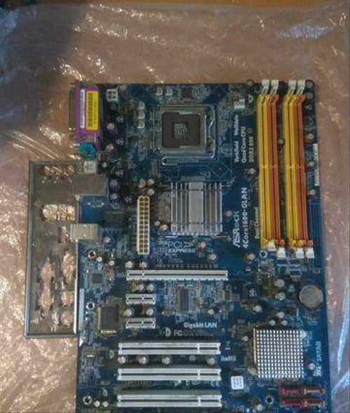 Материнская плата asrock 4Core1600-glan 775 сокет