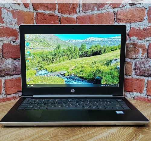 Тонкий HP Core i5 8250U/8Gb/SSD 256/13.3"FHD