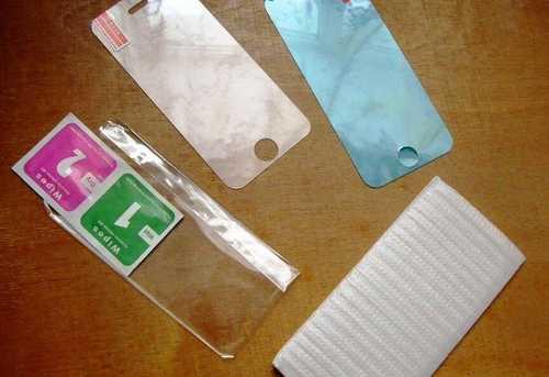 Защитное стекло и защитная плёнка iPhone 5, 5s, 5c