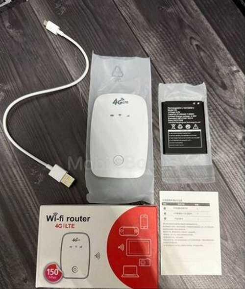 Портативный Wi-Fi роутер M3-E мобильный с батареей