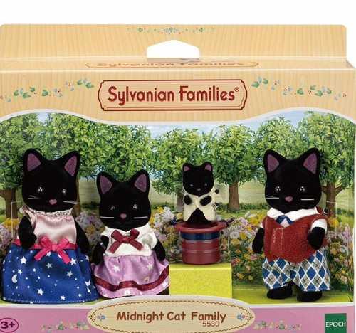 Набор Sylvanian Families Семья Черных котов