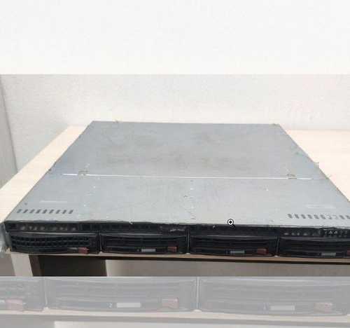 Сервер supermicro 1u 1366