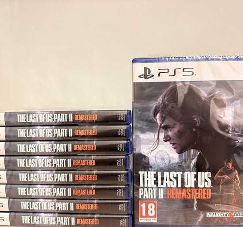 Игра The Last of us part 2 remastered диск для PS5