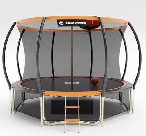 Батут Jump Power 12 ft Pro Inside Basket Orange