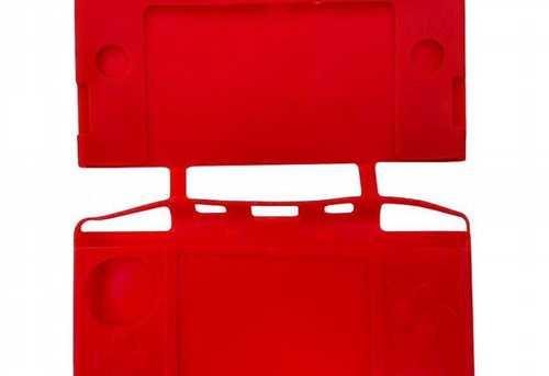 Чехол силиконовый для New Nintendo 3DS (красный)