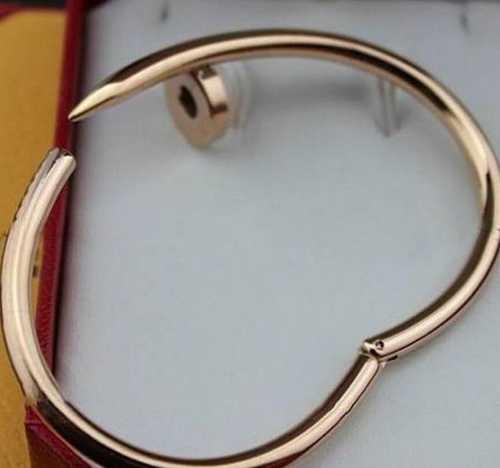 Браслет Cartier Juste un Clou классическая модель розовое золото 585 проба