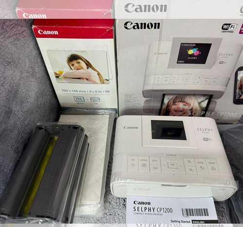 Новый compact photo printer Canon selphy CP 1200