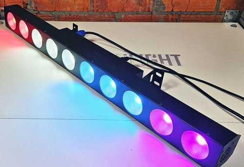 LED blinder BAR 10x10 rgbw - пиксельный ледбар