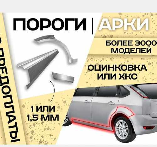 Пороги и арки на все авто Mazda 3