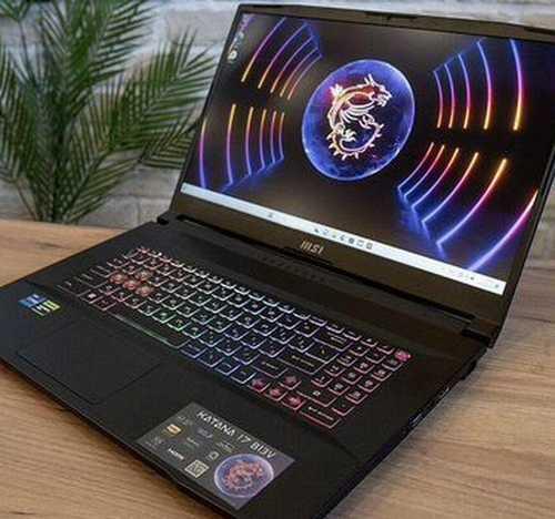 Msi 17" 144 гц rtx4070 i7 16 Гб   1000 Гб обмен