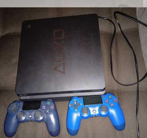 Sony playstation 4 slim 1tb 2 джойстика