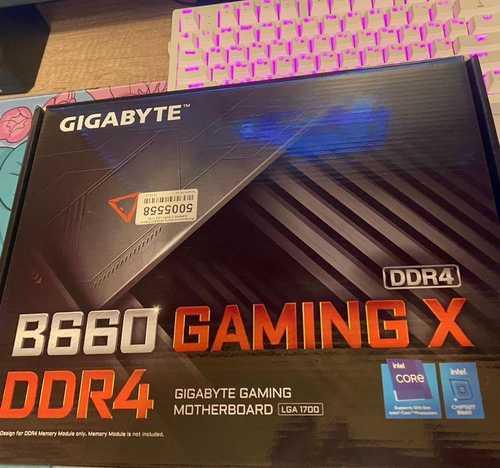 Материнская плата gigabyte b660 gaming x