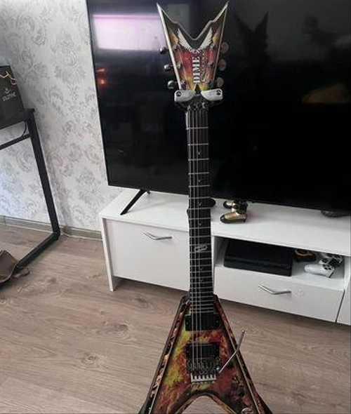 Электрогитара Dean razorback dime flying v255 expl