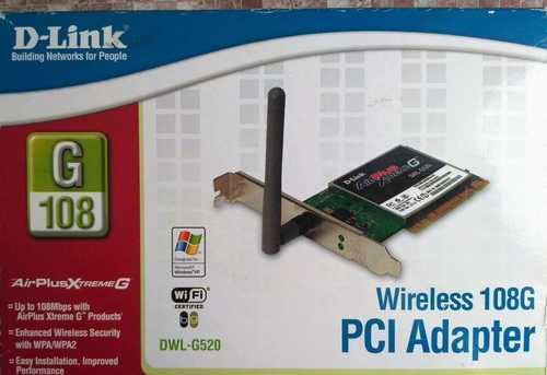 Wireless 108G PCI adapter