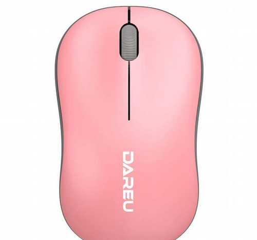 Беспроводная мышь Dareu LM106G Pink-Grey