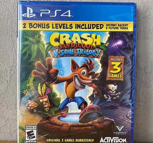 Crash Bandicoot N. Sane Trilogy для PS4