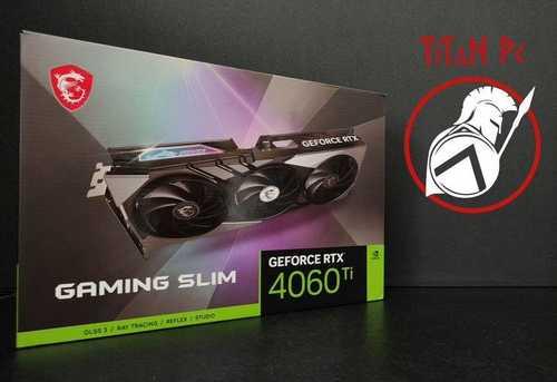 NEW Msi RTX 4060Ti Gaming Slim 8gb / Обмен