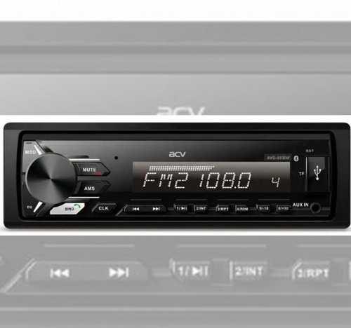 Магнитола AVS-811BW FM/USB/SD/AUX с Bluetooth