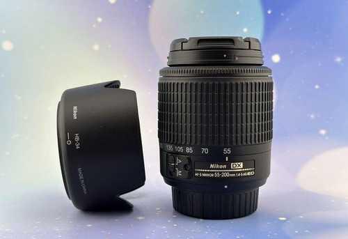 Nikon 55-200mm f/4.5-5.6G ED (sn 55037)