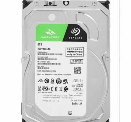 Жесткий диск 8 Тб Seagate 3.5" 5425 об/мин для пк