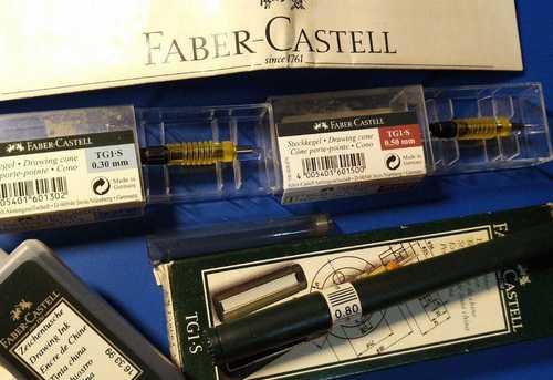 Рапидограф Faber-Castell 0,8мм + 0,5мм + 0,3мм