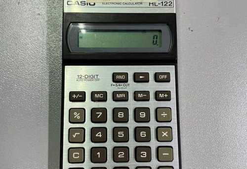 Casio HL-122 Калькулятор (Япония)