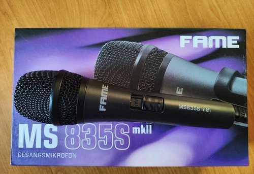 Микрофон вокальный Fame Audio MS 835S mkii кнопка