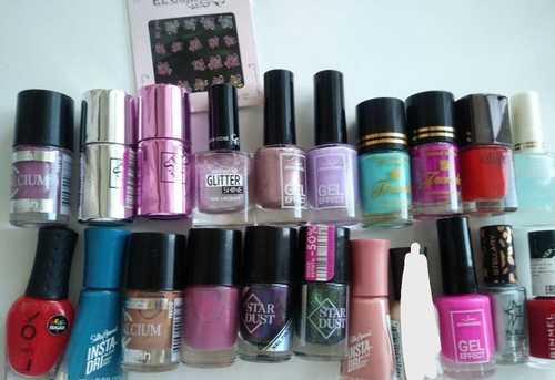 Лаки сетом Sally Hansen, el corazon и др