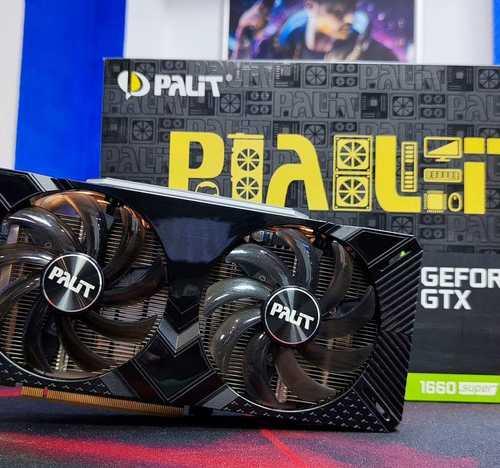 Видеокарта Palit GTX 1660 Super OC 6 Gb Гарантия