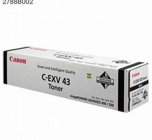 Тонер-картридж Canon C-EXV43 Лазерный Черный 15200