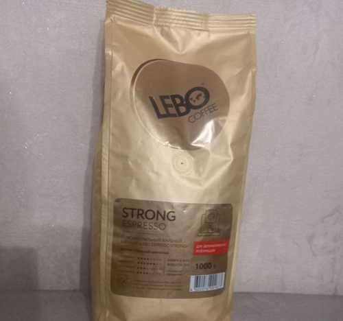 Кофе в зернах 1 кг lebo Strong