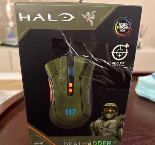 Игровая мышь razer deathadder v2 halo infinite