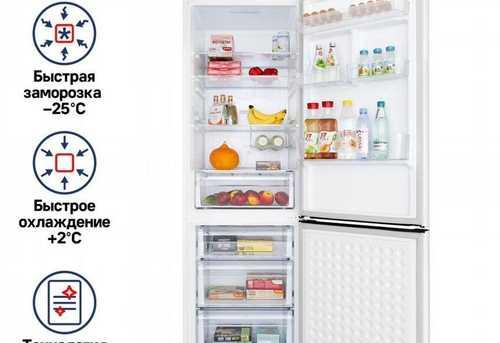 Холодильник-морозильник maunfeld MFF195NFW10