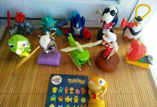 Трюки с бобами и игрушки из Макдоналдса