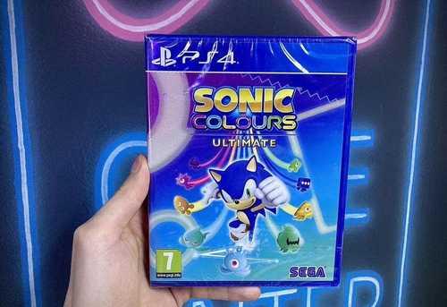 Диск ps4 ps5 Sonic Colours Ultimate