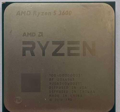 Процессор amd ryzen 5 3600 одноканал