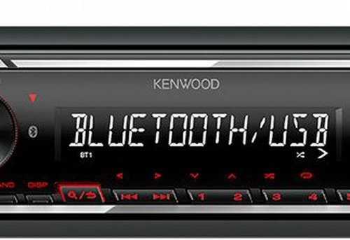 Автомагнитола Kenwood KMM-BT208 1DIN 4x50Вт