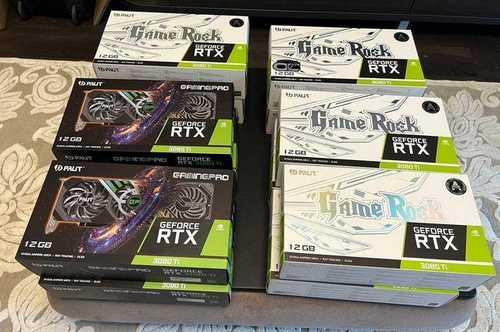 Много видеокарт 3080 Ti GameRock/Pro