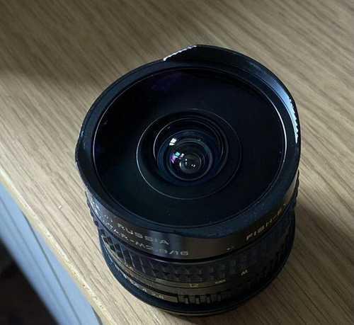 Объектив MC Zenitar-M 2,8/16 fish-eye Canon